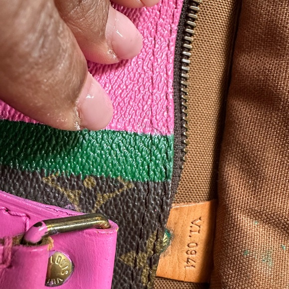 Louis Vuitton | Bags | Authentic Lv Speedy Bag With Hand Painted Aka ...